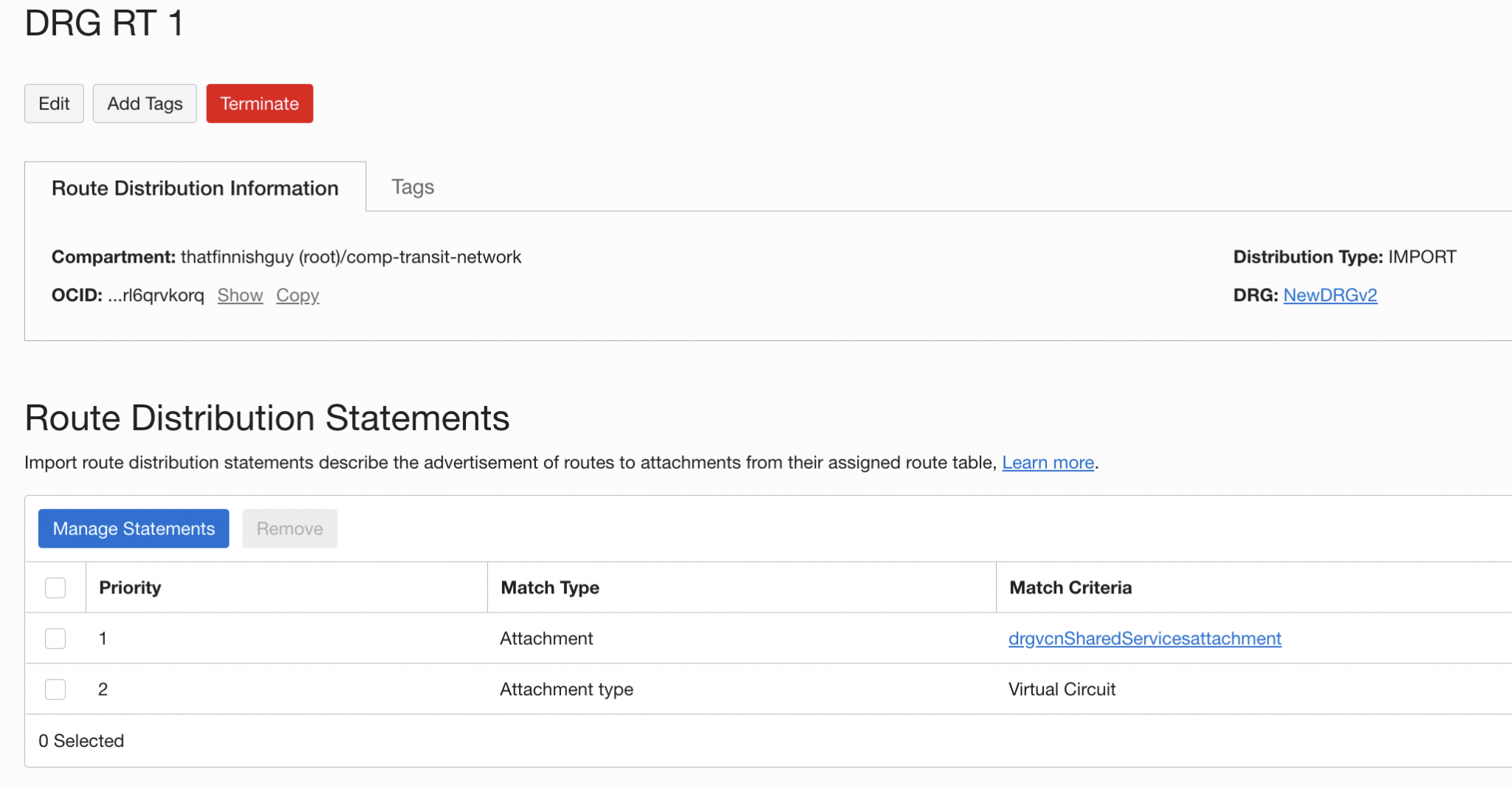OCI Dynamic Routing Gateway Attachments Part 2 – Dynamic Route Import ... OCI Dynamic Routing Gateway Attachments Part 2 – Dynamic Route Import ...