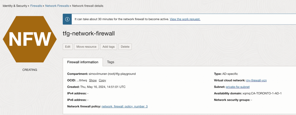Installing OCI Network Firewall – Provisioning and Configuration | That ...