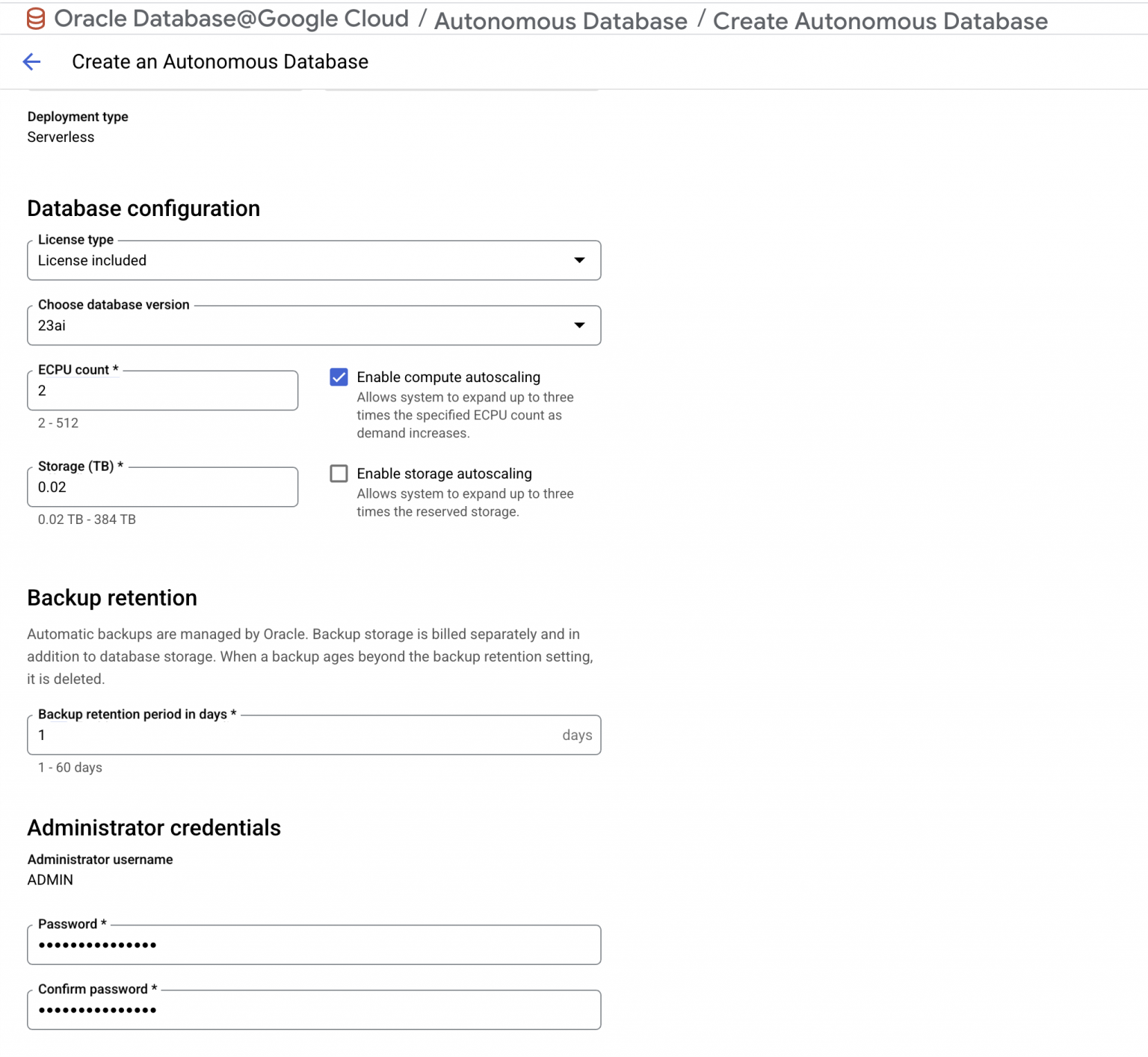 ZDM migration to Autonomous Database on GCP using Network Link for ...